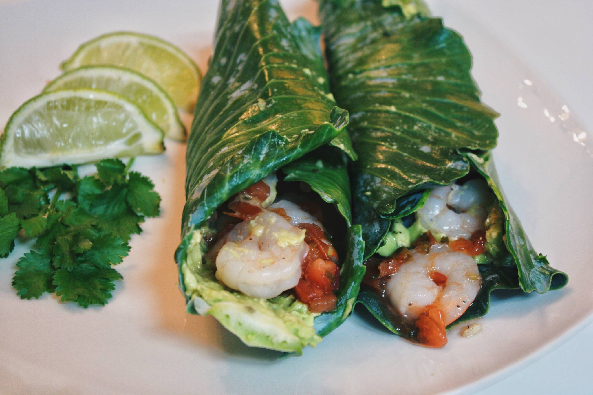 Garlic Lime Shrimp Wraps