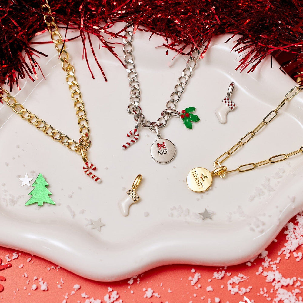 Harper Double Sided Naughty or Nice Charm