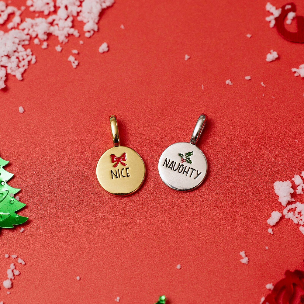 Harper Double Sided Naughty or Nice Charm