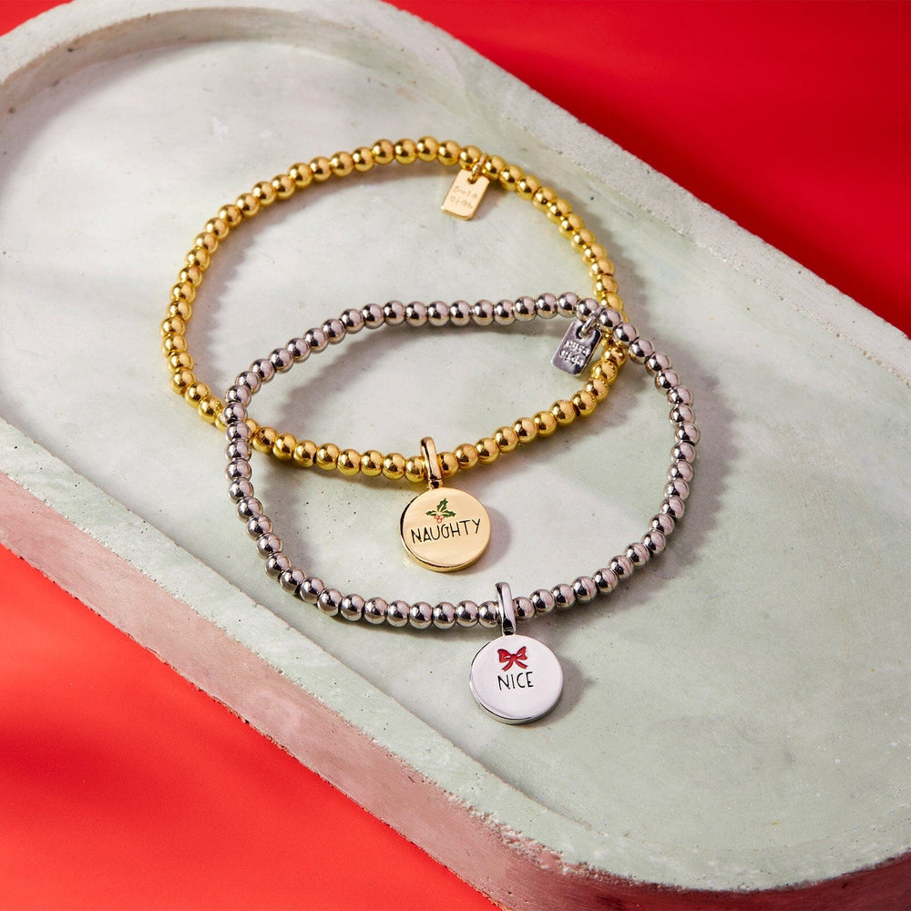 Harper Double Sided Naughty or Nice Charm