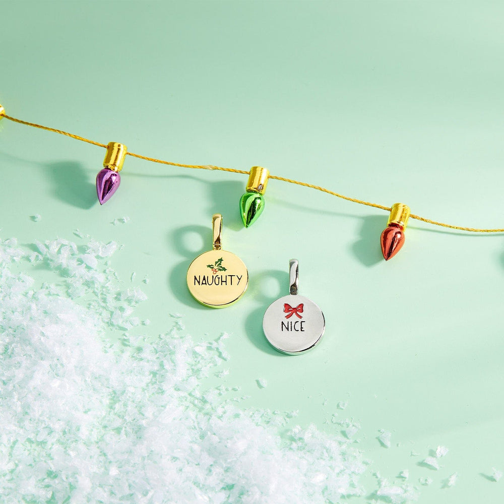 Harper Double Sided Naughty or Nice Charm