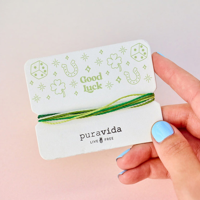 Good Luck Bracelet Card